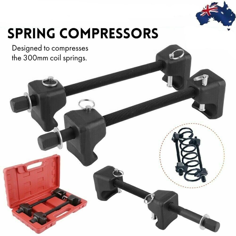 2pcs Coil Spring Compressor Kit Shock Absorber Car Garage Repair Tool Kit